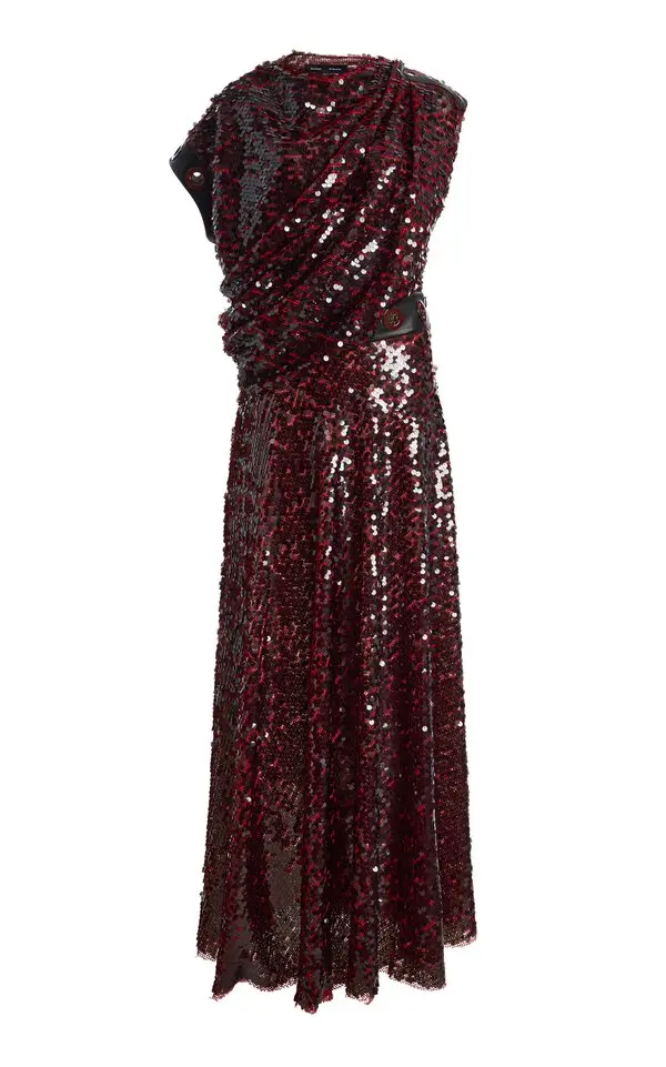 Proenza Schouler Rosella Sequined Maxi Dress