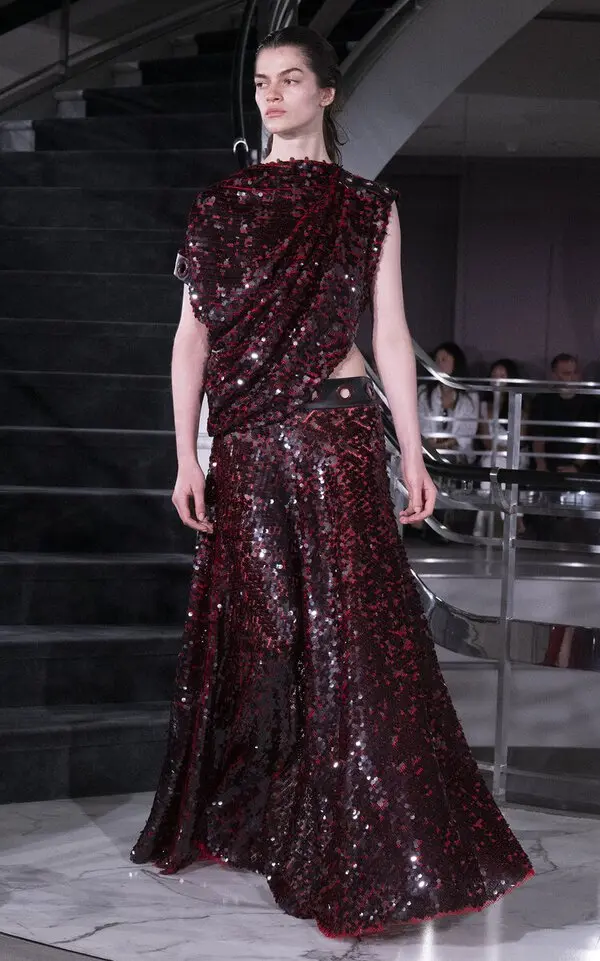 Proenza Schouler Rosella Sequined Maxi Dress