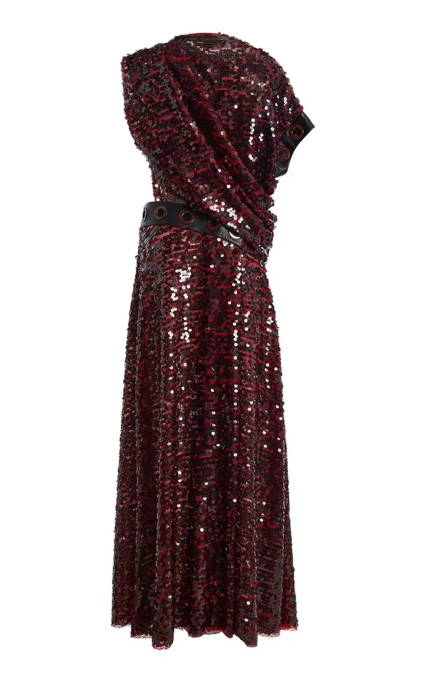 Proenza Schouler Rosella Sequined Maxi Dress