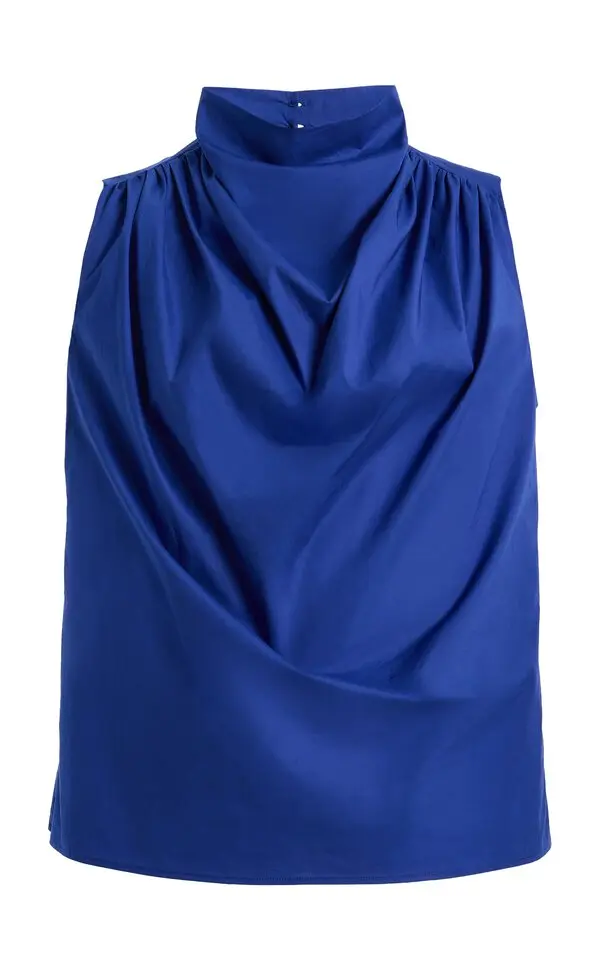 KALLMEYER Penny Draped Cotton Top