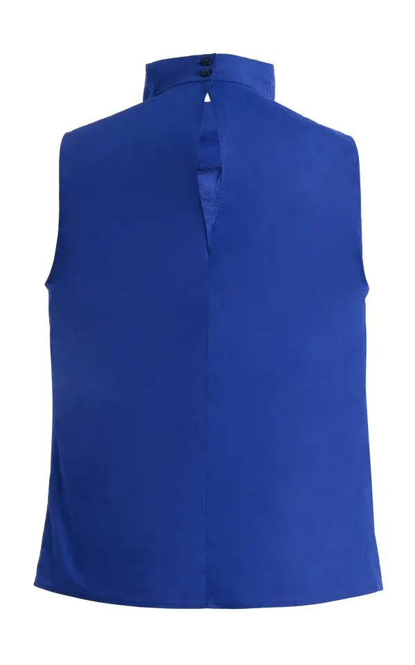 KALLMEYER Penny Draped Cotton Top