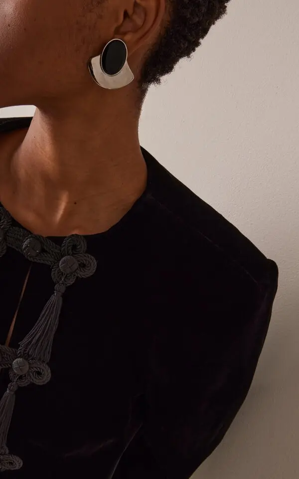 BEN-AMUN Exclusive Black Stone Earring