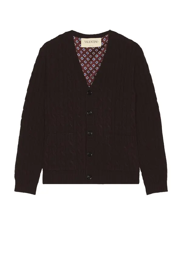 Valentino Garavani Cardigan - Middle Brown