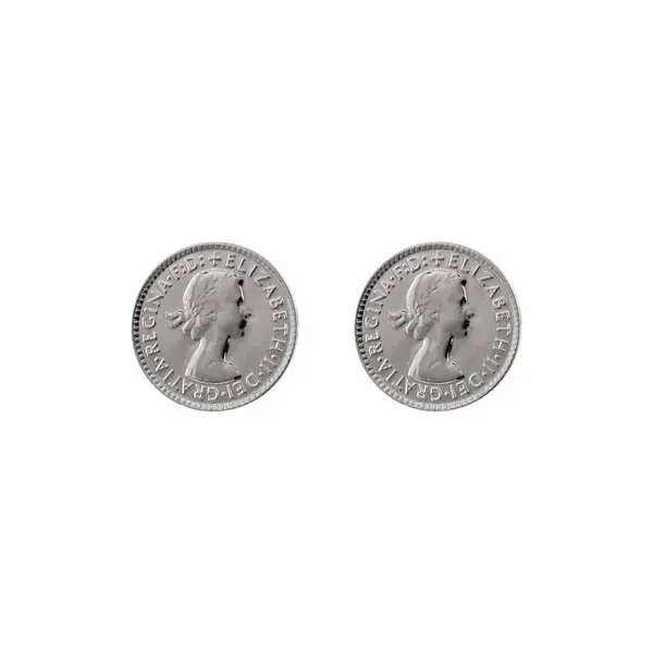 VON TRESKOW Threepence Studs