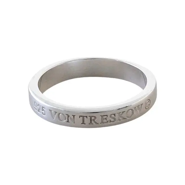 VON TRESKOW Enscribed Vt Ring