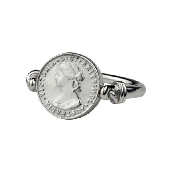 VON TRESKOW Coin Flip Ring