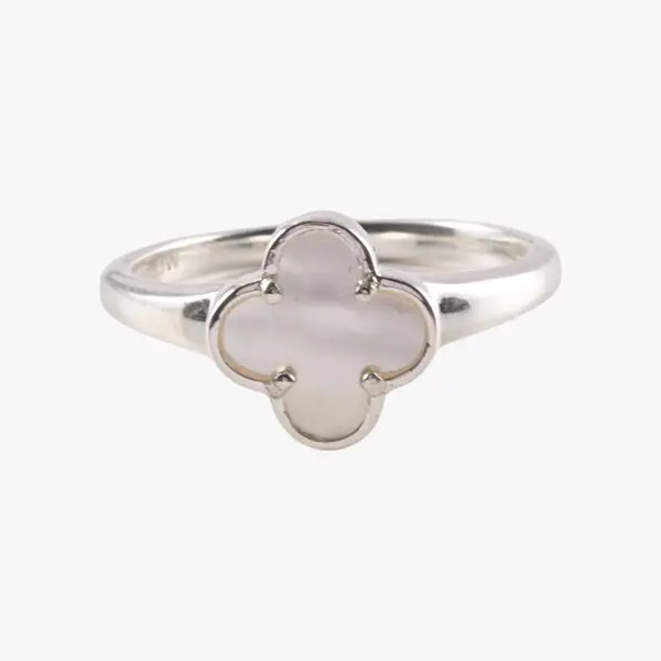 VON TRESKOW Clover Ring Mother Of Pearl