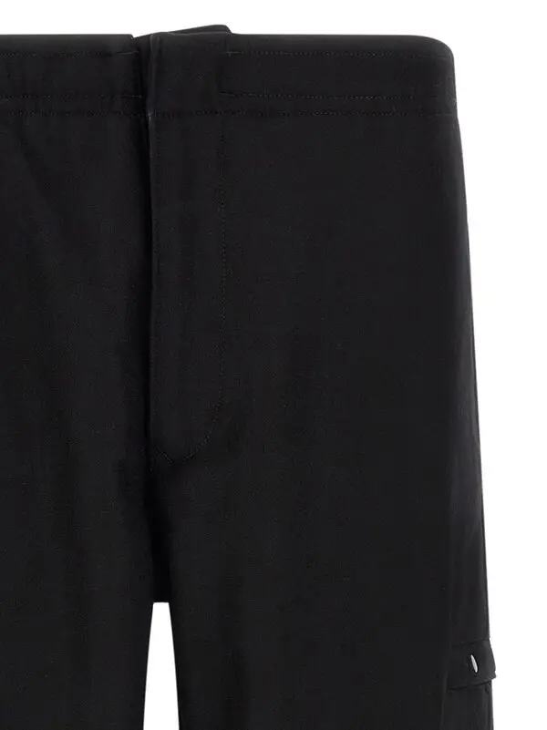 Stone Island Badge Ghost' Cargo Pants - Black