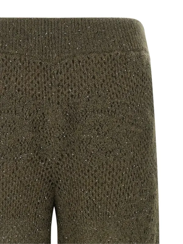 Brunello Cucinelli Track Flower Lace' Pants