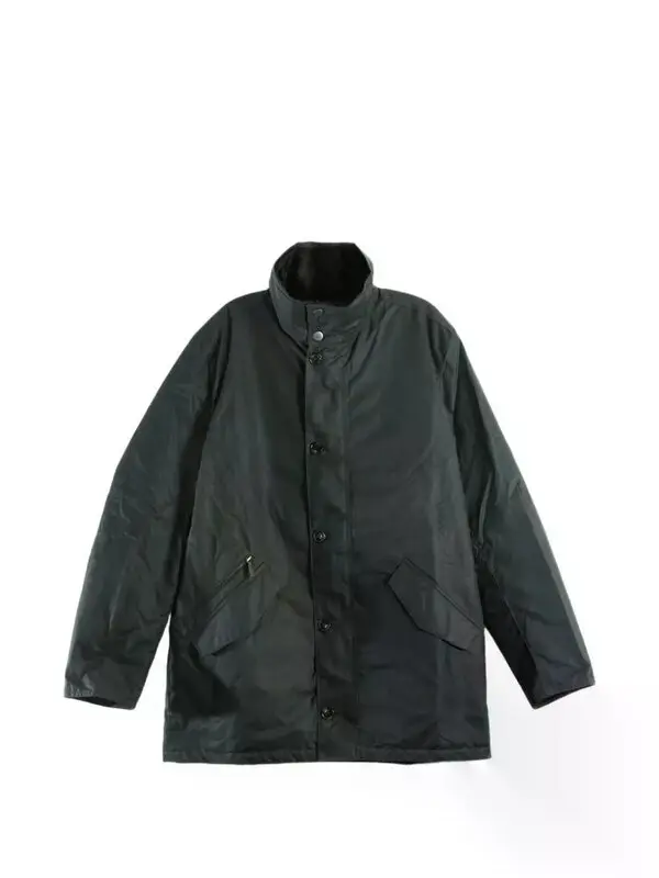 Barbour Powell Waxed High-neck Jacket