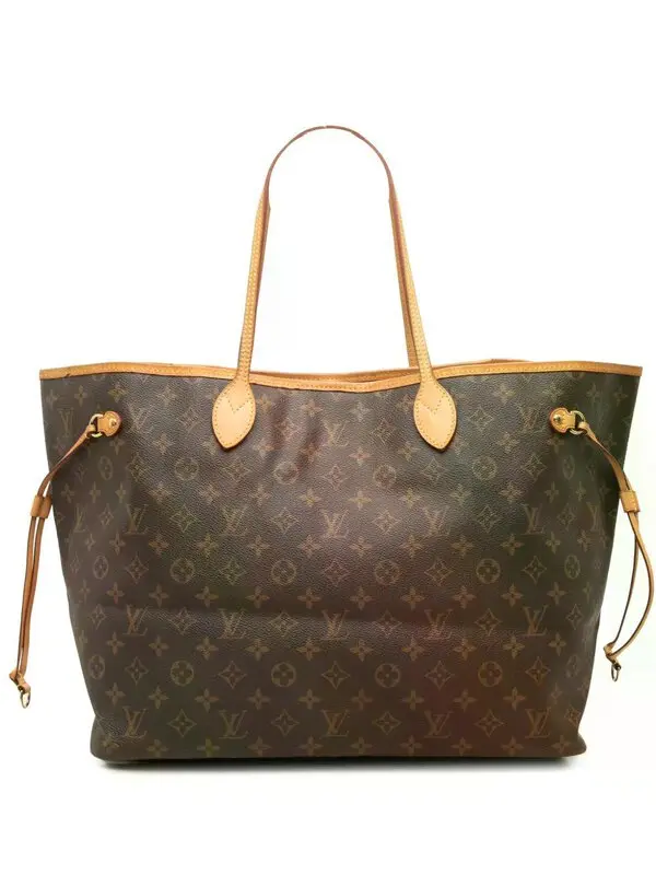 LOUIS VUITTON 2008 Monogram Neverfull Gm Tote Bag - Brown
