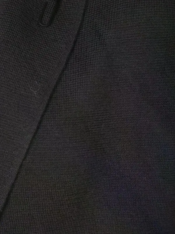 LARDINI Notch-lapel Knitted Cardigan