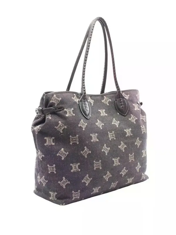 Celine 20th Century Macadam Denim Tote Bag