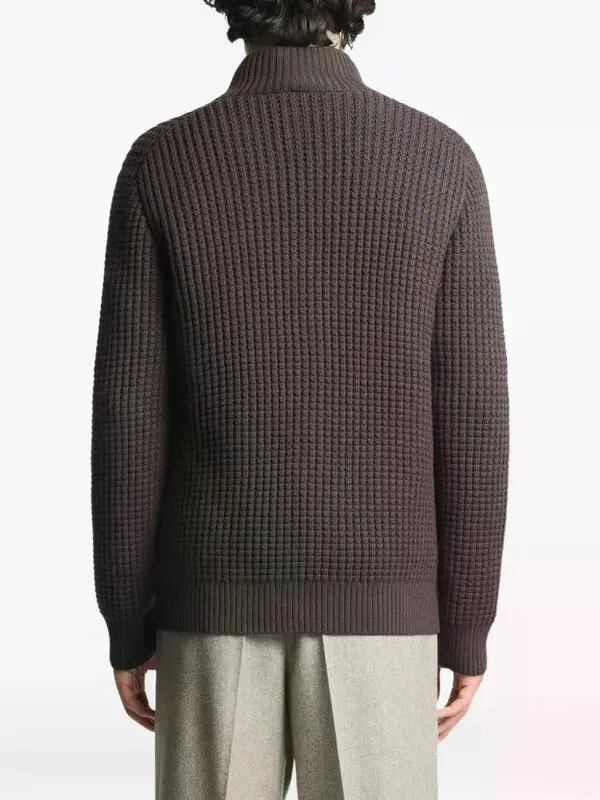 FAY 3-in-1 Waffle-knit Lobster-claw Sweater