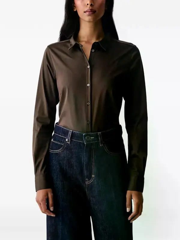 MOS MOSH Tina Button-down Long-sleeve Shirt