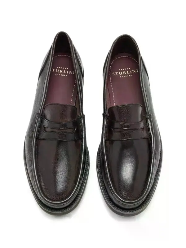 STURLINI FIRENZE Oder Leather Penny Loafers