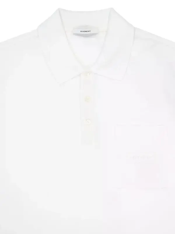 Givenchy Polo In Cotton With Patch