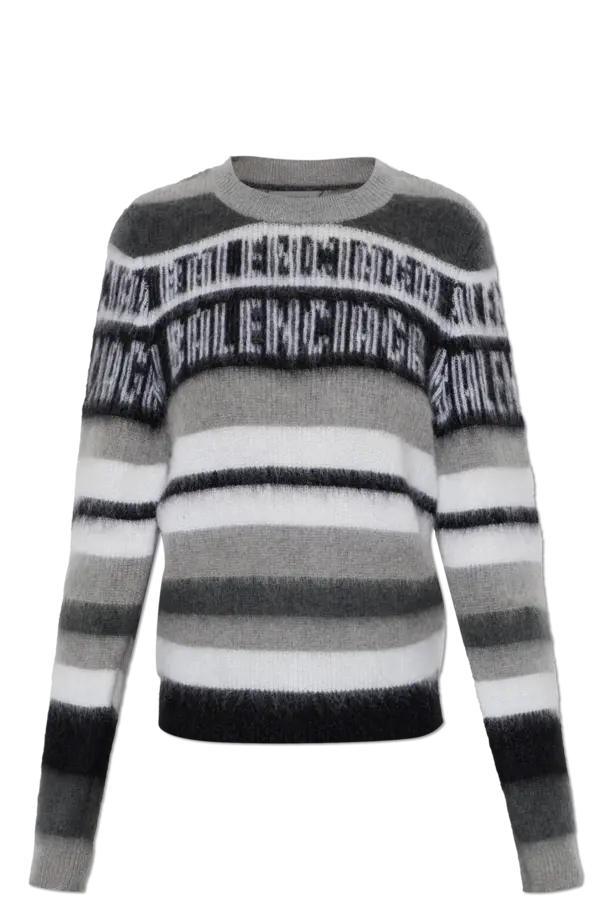 Balenciaga Crew Neck Sweater - Grey