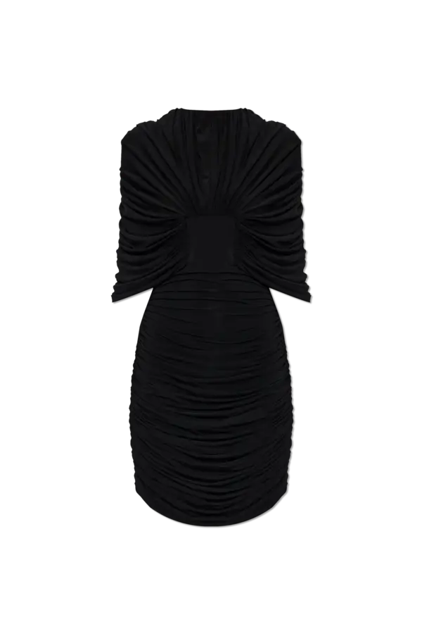 THE MANNEI Draped Mini Dress