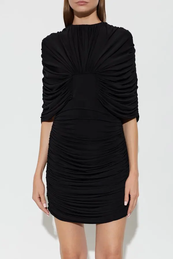 THE MANNEI Draped Mini Dress