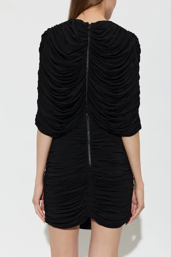 THE MANNEI Draped Mini Dress