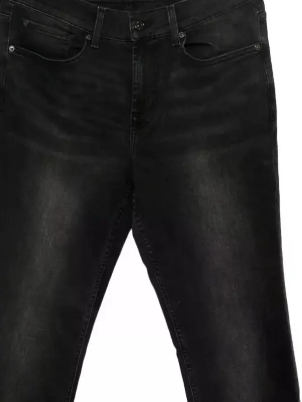 7 For All Mankind Slimmy Faded-effect Jeans
