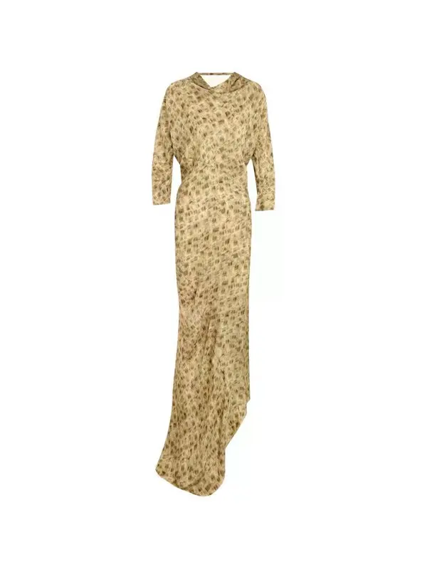 CORTANA Anthea Abstract-print Maxi Dress