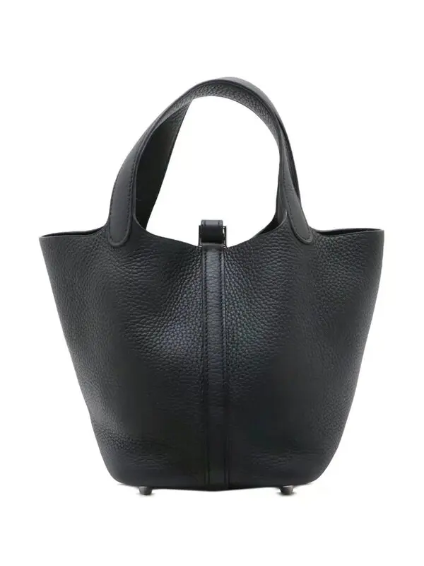 Hermès 2025 Clemence Picotin Lock 18 Handbag - Black
