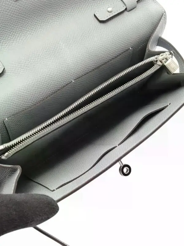 Hermès 2025 Epsom Classique Kelly To Go Wallet Crossbody Bag
