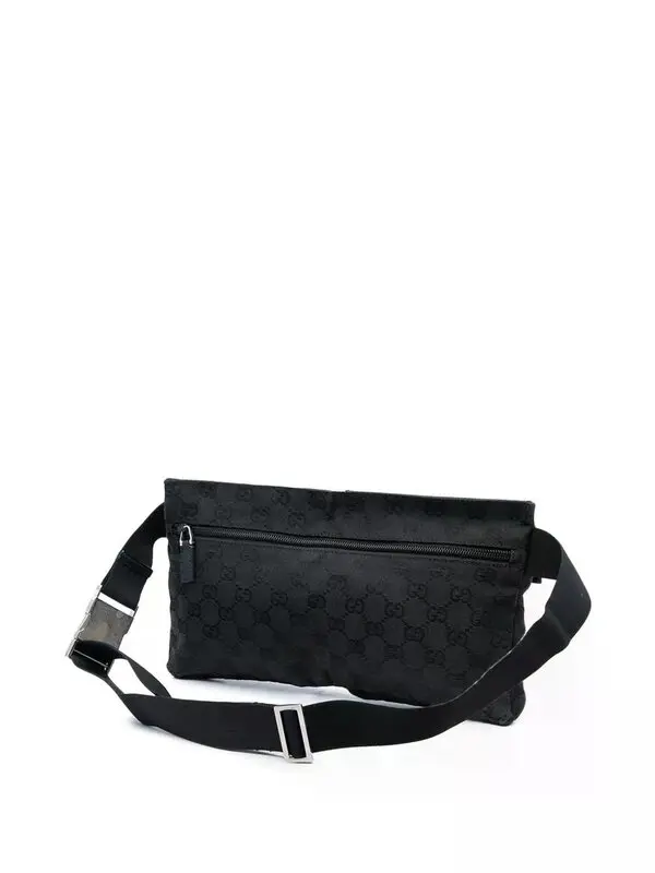 Gucci 2000-2015 Gg Canvas Double Pocket Belt Bag