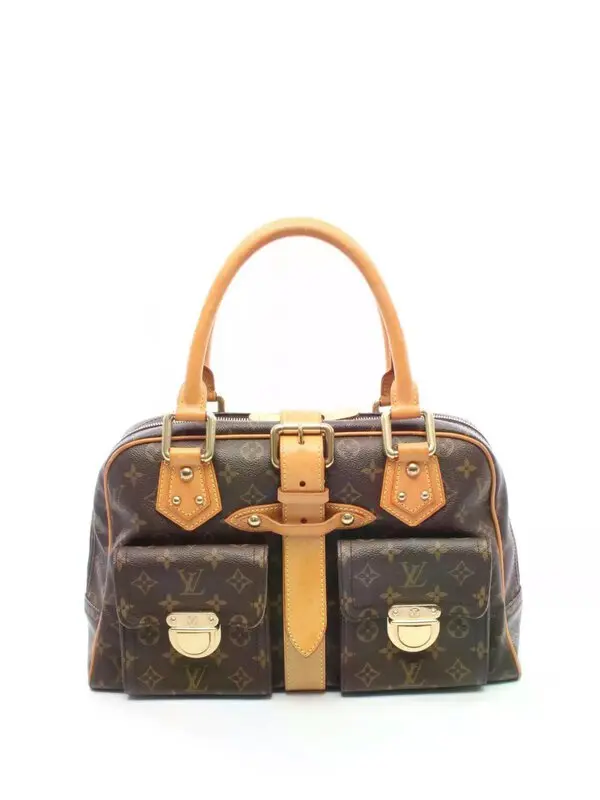 LOUIS VUITTON 2006 Monogram Manhattan Gm Handbag - Brown