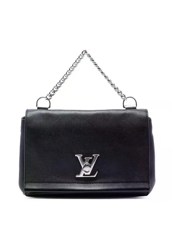 LOUIS VUITTON 2017 Leather Lockme Ii Bb Satchel - Black