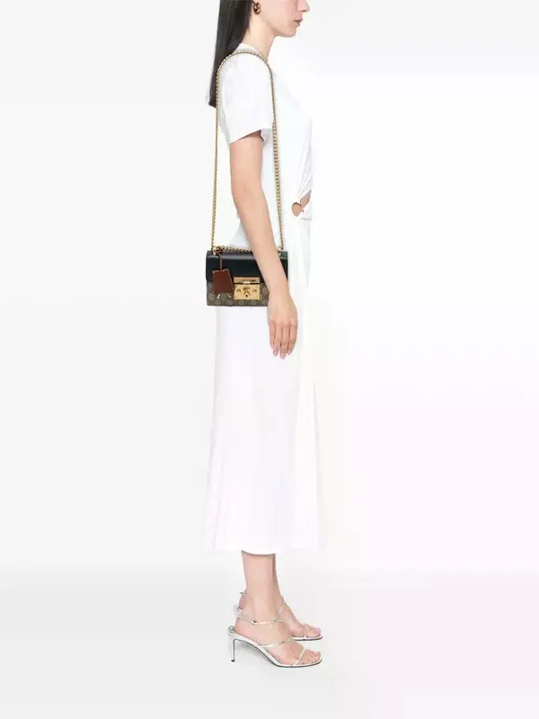 Gucci 2016-2026 Small Gg Supreme Padlock Crossbody Bag