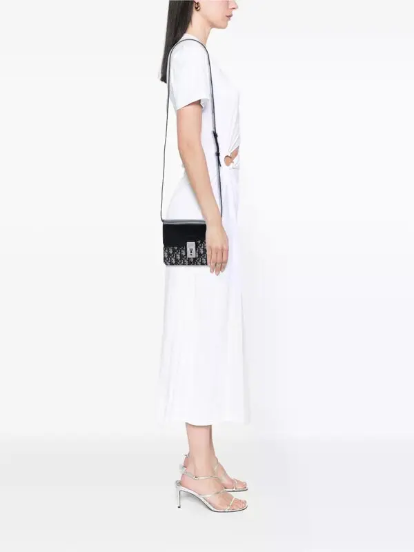 Dior 2020 Mini Oblique Canvas Saddle Convertible Belt Pouch Crossbody Bag