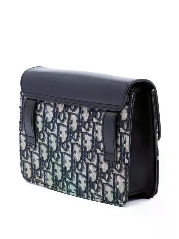 Dior 2020 Mini Oblique Canvas Saddle Convertible Belt Pouch Crossbody Bag