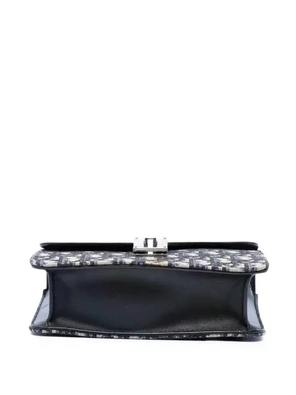 Dior 2020 Mini Oblique Canvas Saddle Convertible Belt Pouch Crossbody Bag