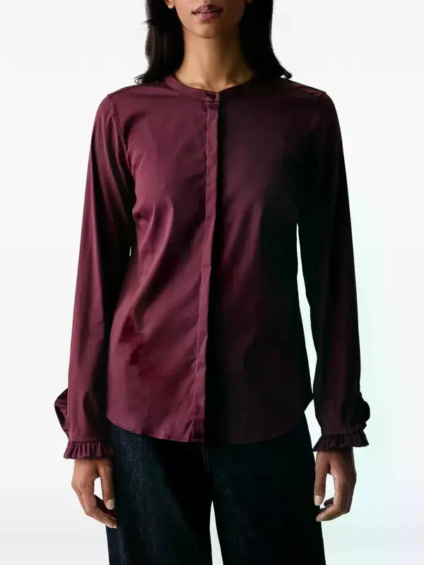 MOS MOSH Mmmattie Ruffled-cuff Blouse