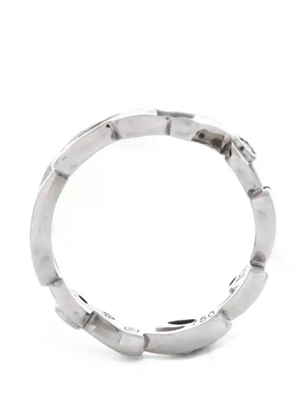 Cartier Signature 3 Diamonds 18k White Gold With Diamonds Ring