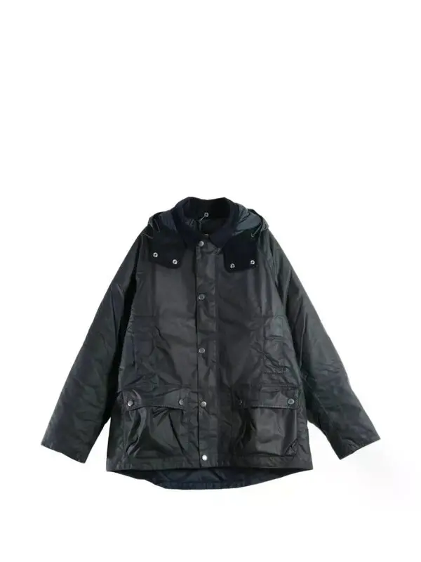 Barbour Beaufort Waxed-cotton Hooded Jacket