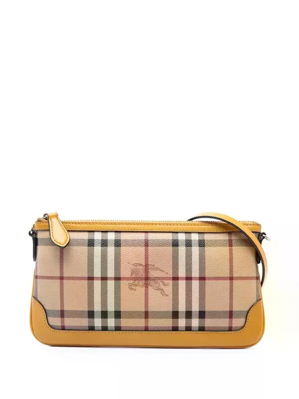 Burberry 2000-2017 Haymarket Check Coated Canvas Peyton Crossbody Bag