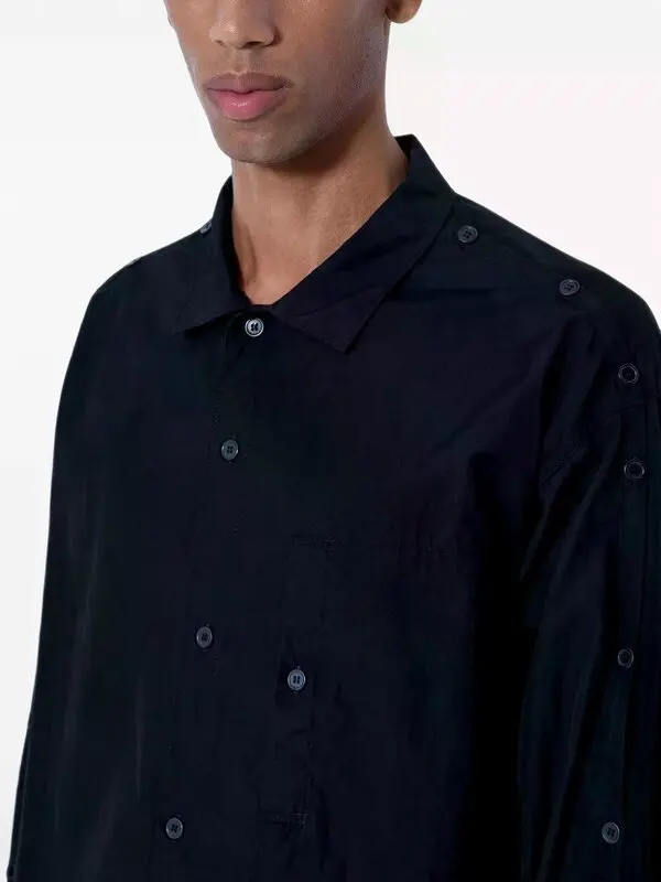 Yohji Yamamoto Button-detail Long-sleeve Shirt