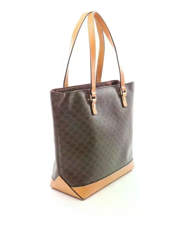 Celine 2000-2026 Macadam Coated Canvas Tote Bag
