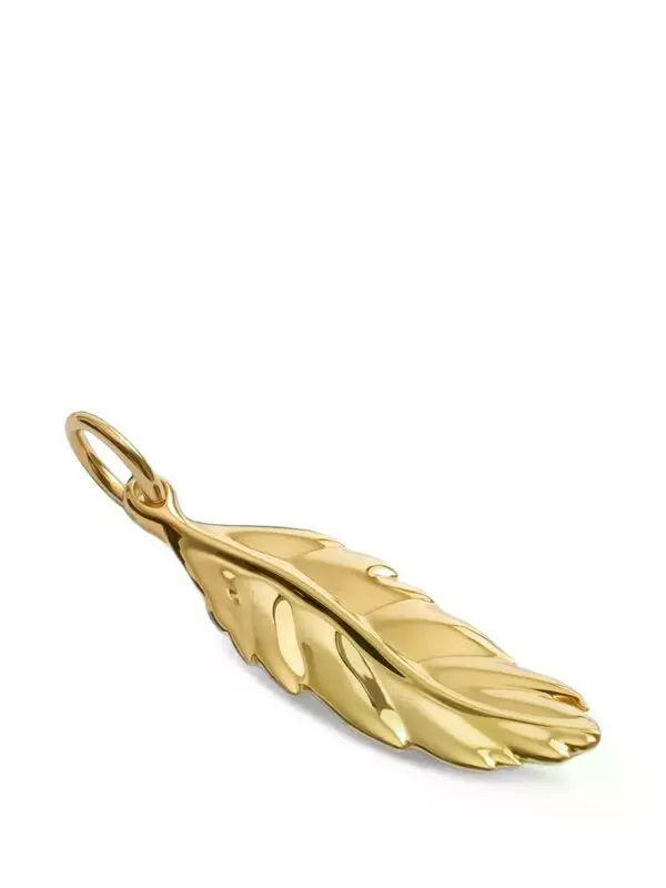 Monica Vinader Feather Pendant Necklace