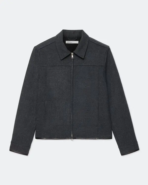 ALLSAINTS Carlow Slim-fit Wool-blend Jacket - Grey