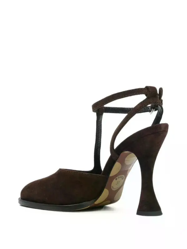Moschino Suede T-bar Pumps