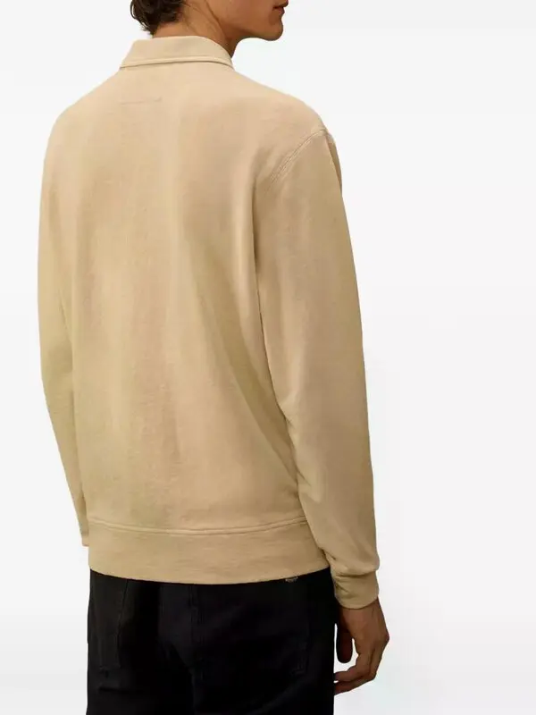 C.P. COMPANY Lens-detail Quarter-zip Sweatshirt