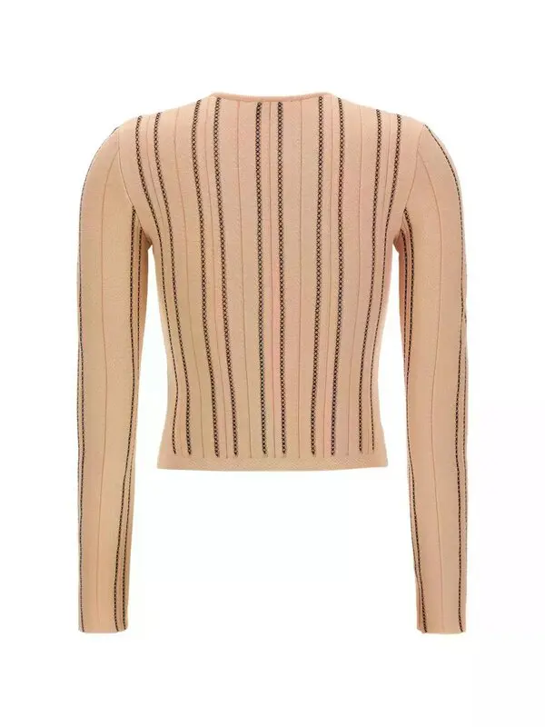 Elisabetta Franchi Cropped Knit Cardigan