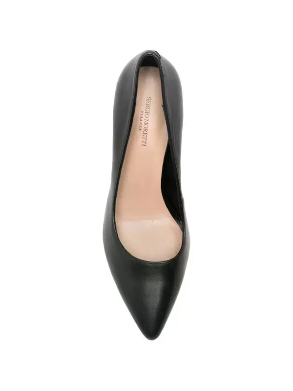 SERGIO MORETTI FIRENZE Pointed-toe Block-heel Pumps