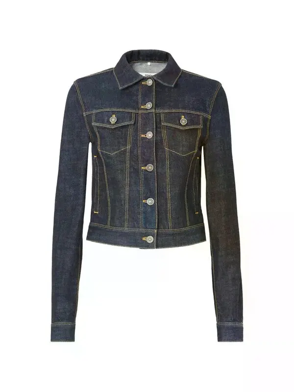 Fendi Logo-patch Denim Jacket