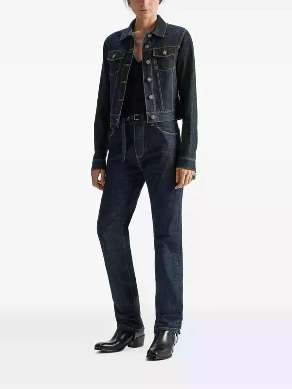 Fendi Logo-patch Denim Jacket